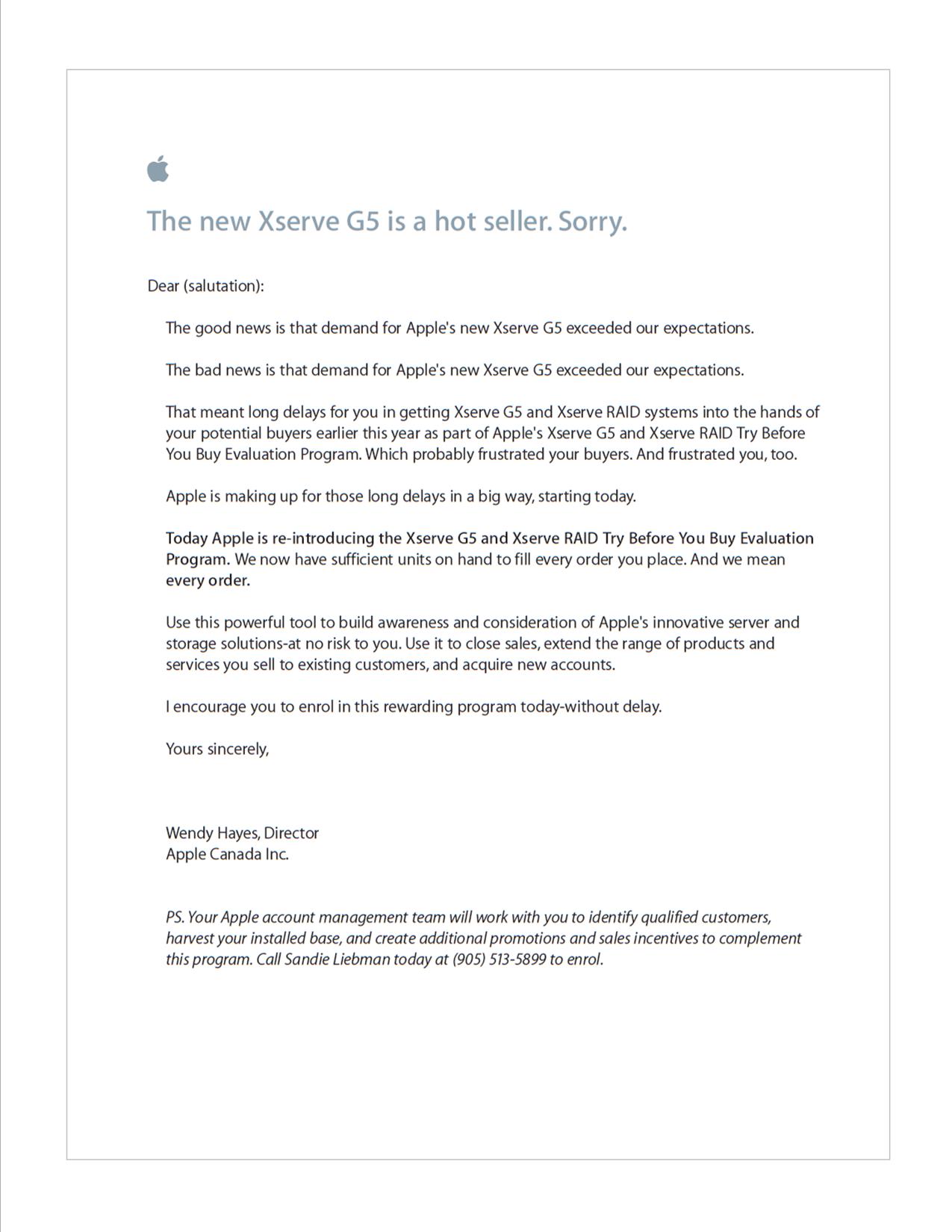Email - Sales Enablement Copywriter | Alan Sharpe